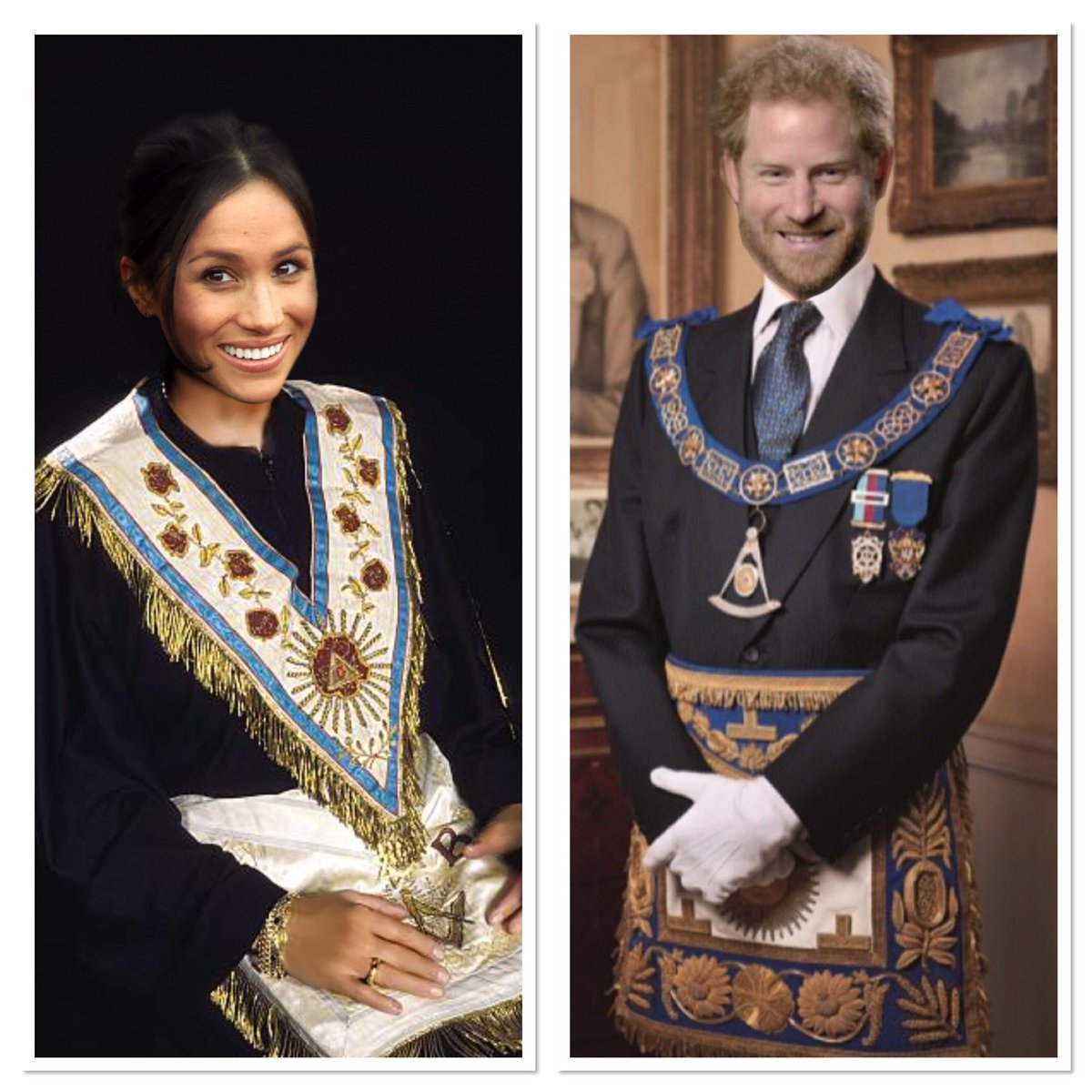 Updated: UK Freemason Posts Photo of Prince Harry wearing Masonic Garb ...